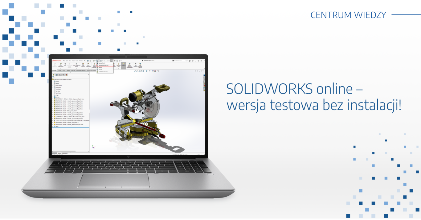 SOLIDWORKS online – wersja testowa bez instalacji!